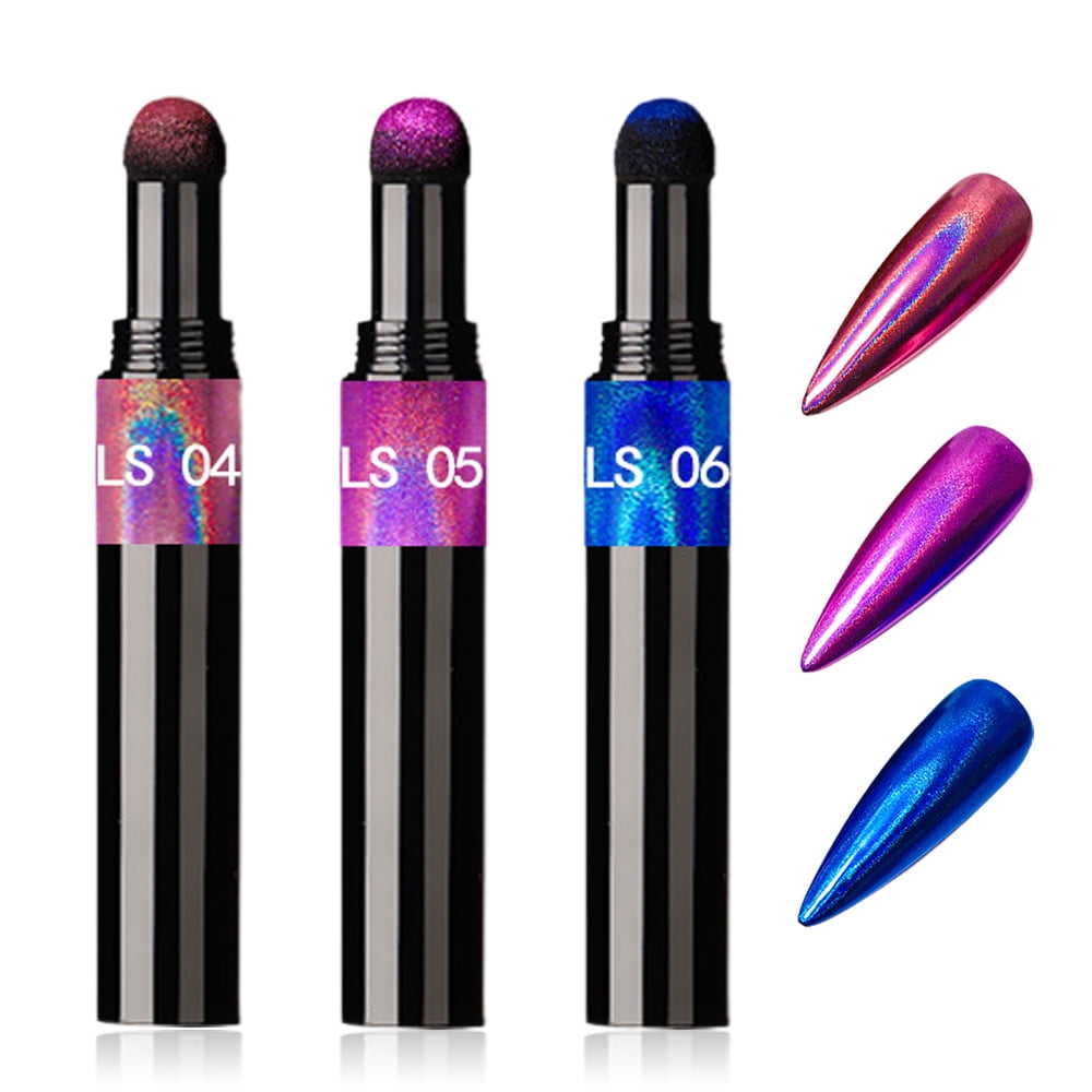 Nail powder, suitable for nails, metal chromium gas pen holographic ...