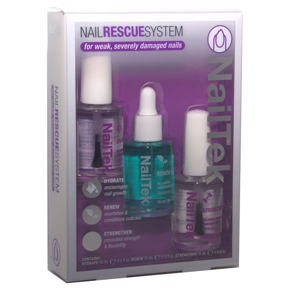 NailTek Formula 4 Nail Rescue System for Weak, Severly Damaged Nails ...