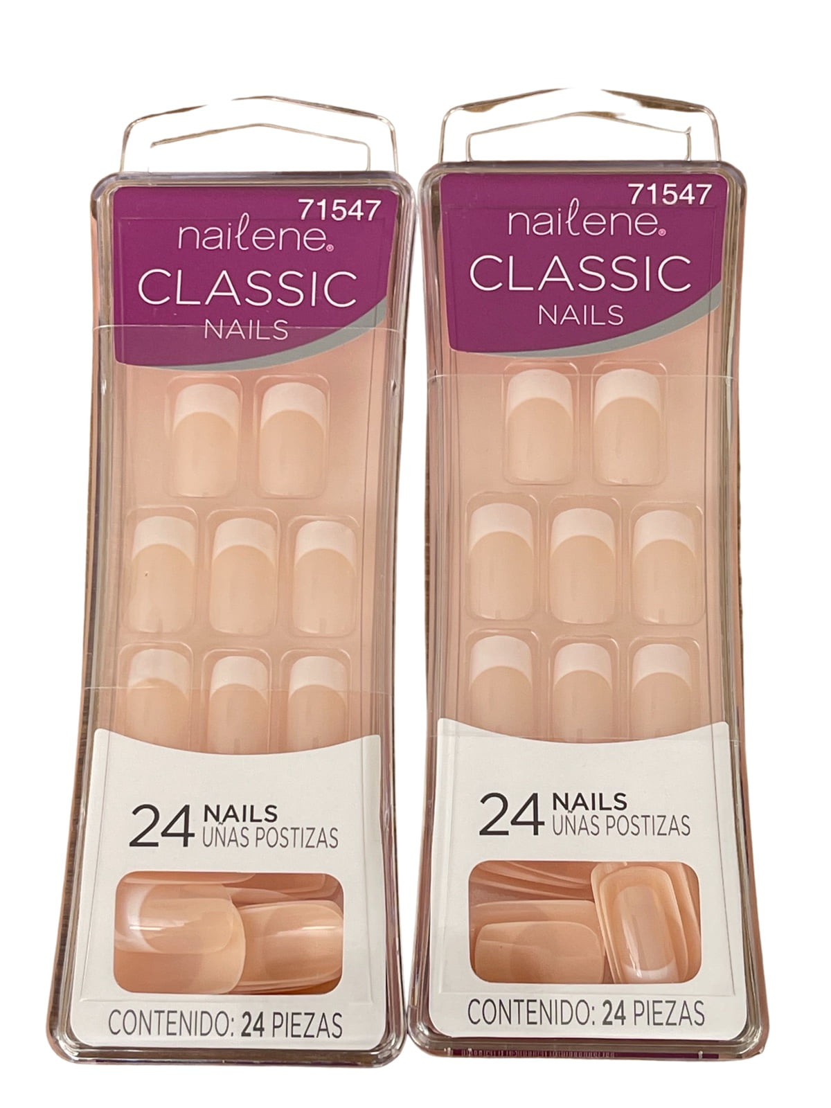 Nailene Classic French Nails 71547 - 2 Pack - Walmart.com