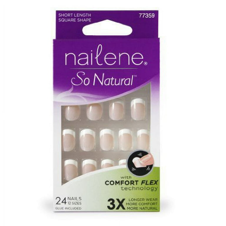 Nailene So Natural Nails Real French Walmart