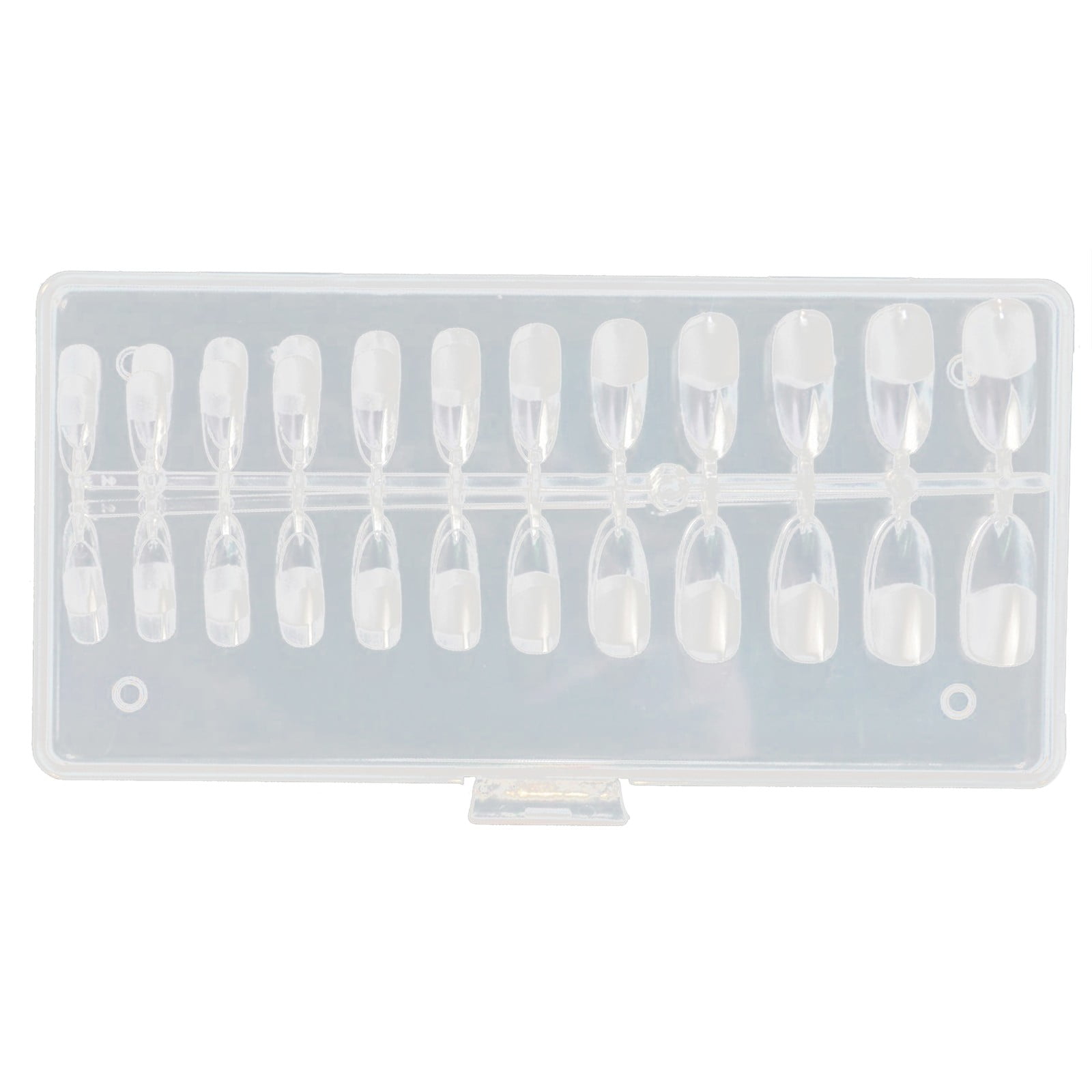 Nails 120 Transparent Water Tube Full Coverage Pressed On Nails for DIY ...
