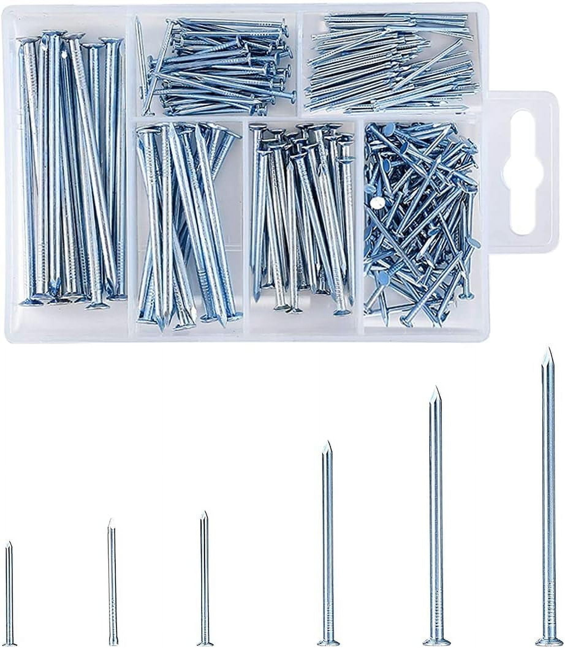 Nails Assortment for Wide Usage, Premium Hardware Nails with Galvanized ...