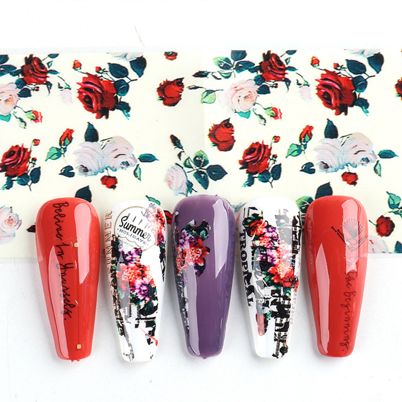 Nails Decorations Nail Stickers French Manicure Stone Pen Fingernail ...