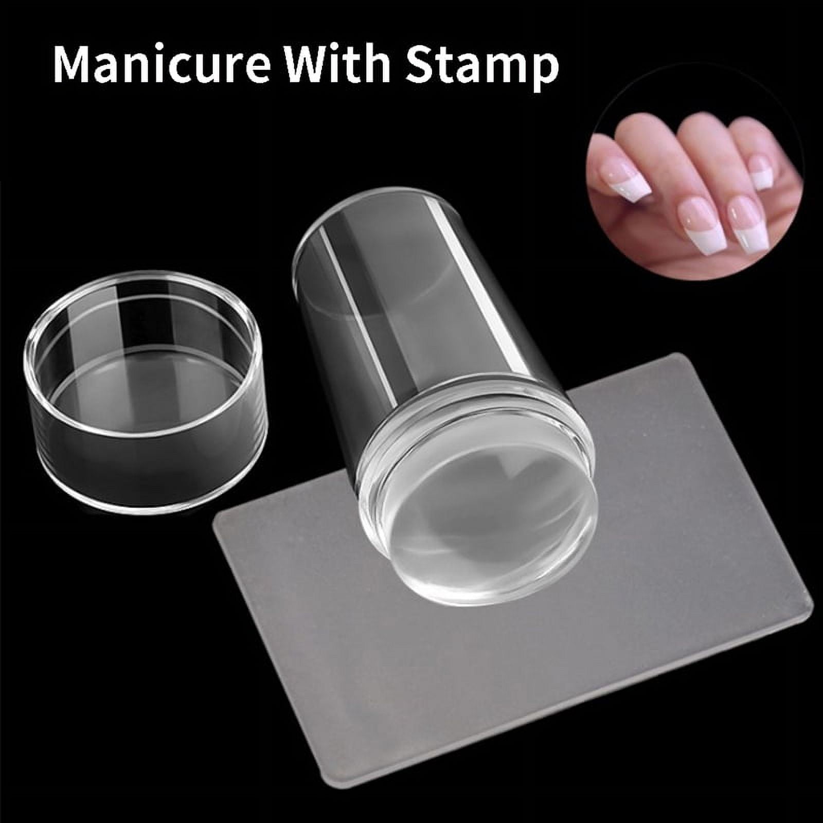 Nails Design Clear Silicone Nail Art Scraper Nails Gel Nail Polish ...