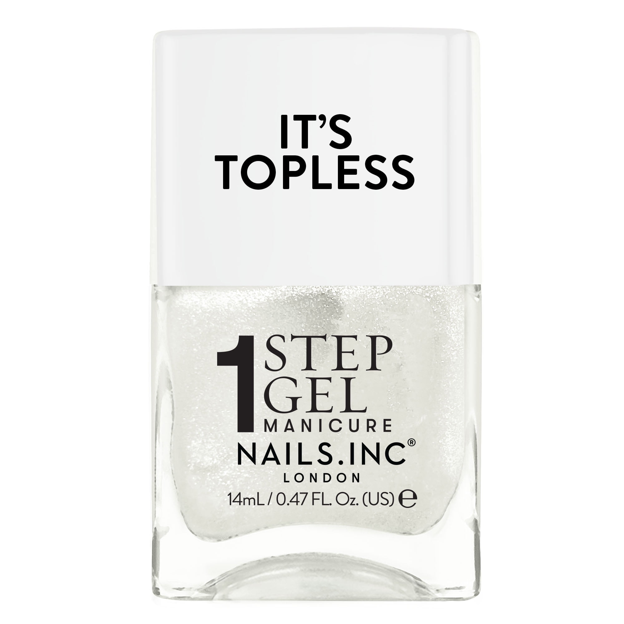 Nails Inc, It's Topless Gel Nail Polish, 4-in-1 Base Coat, Color, Top ...