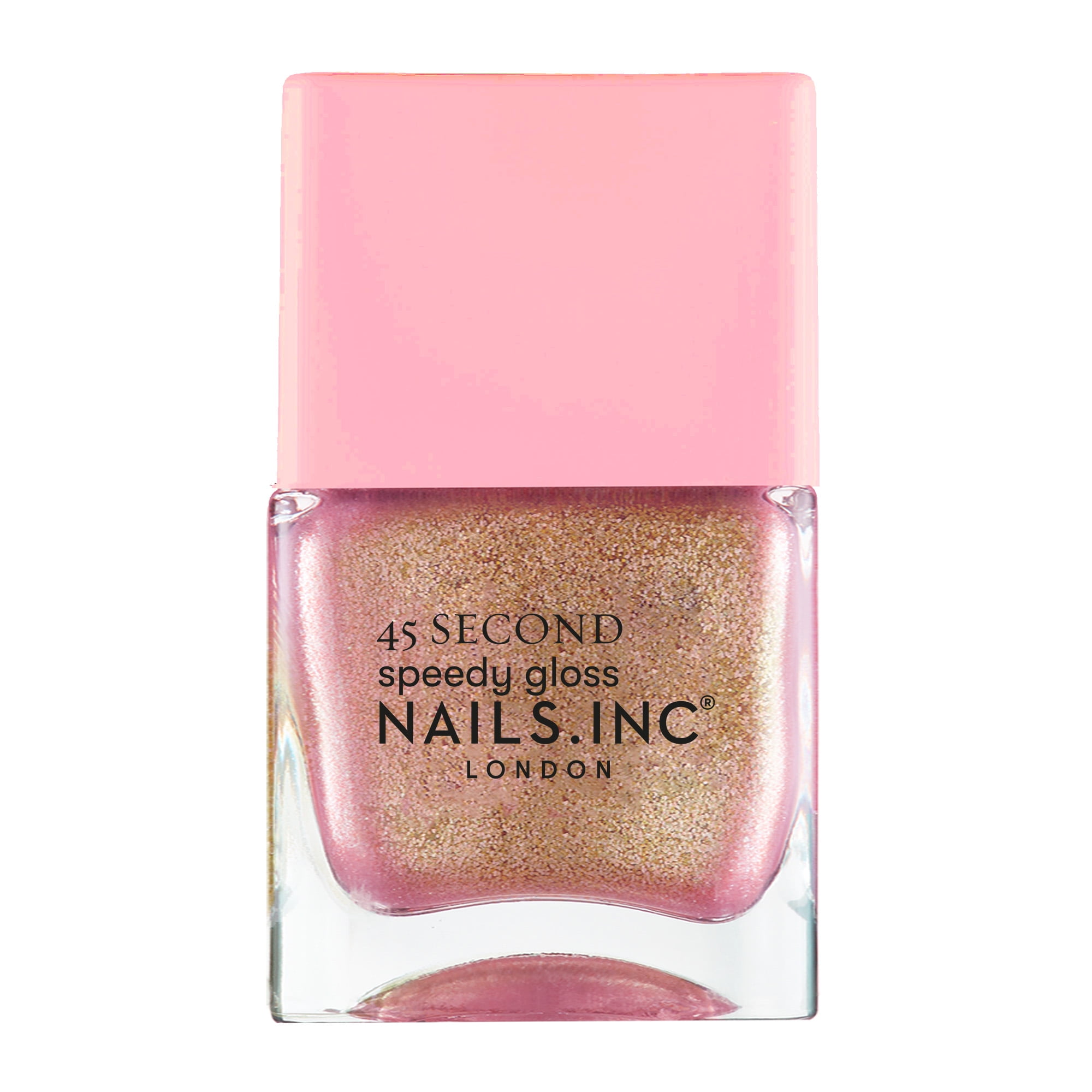 Nails Inc Ruby Pink Shimmer Nail Polish 0.47 fl oz Quick Dry, 45 Second ...