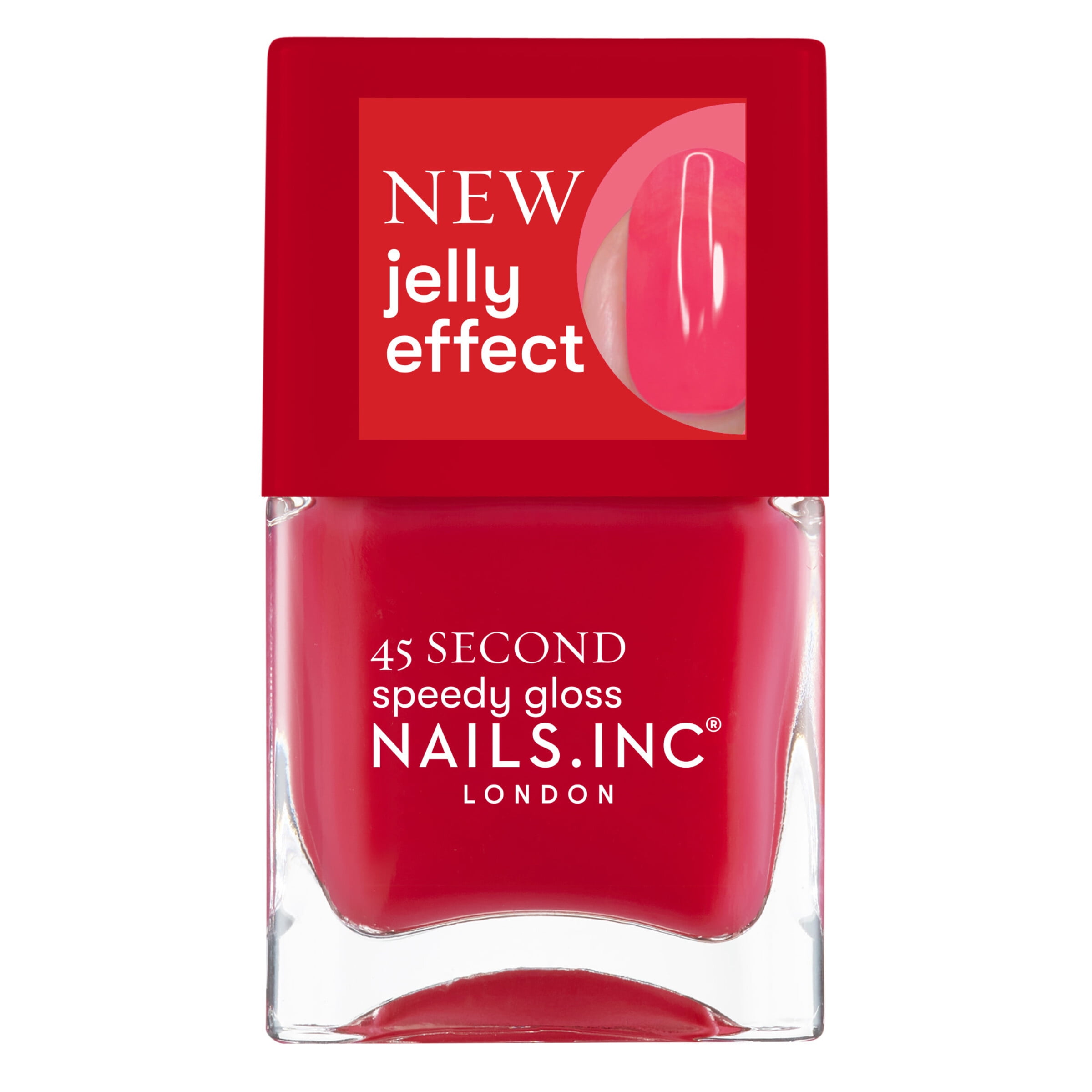 Nails.INC 45 Second Speedy Goss, Ready To Jelly, Aria, Sheer Red Pink ...