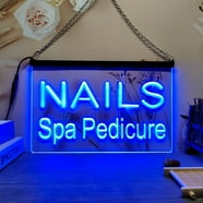 Lips and Fingers Neon Sign Nails Salon Neon Sign,Led Light Sign for ...