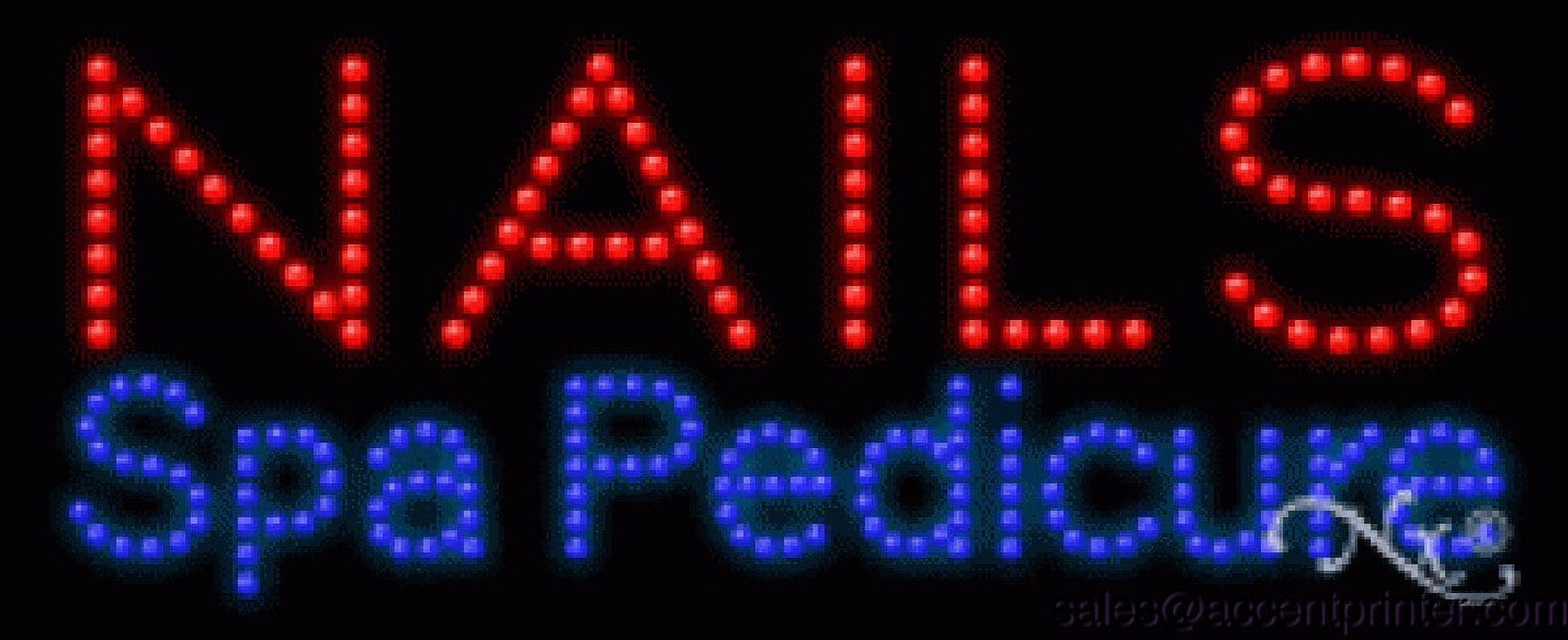 Nails Spa Pedicure Indoor Flashing & Animated High Impact Energy ...