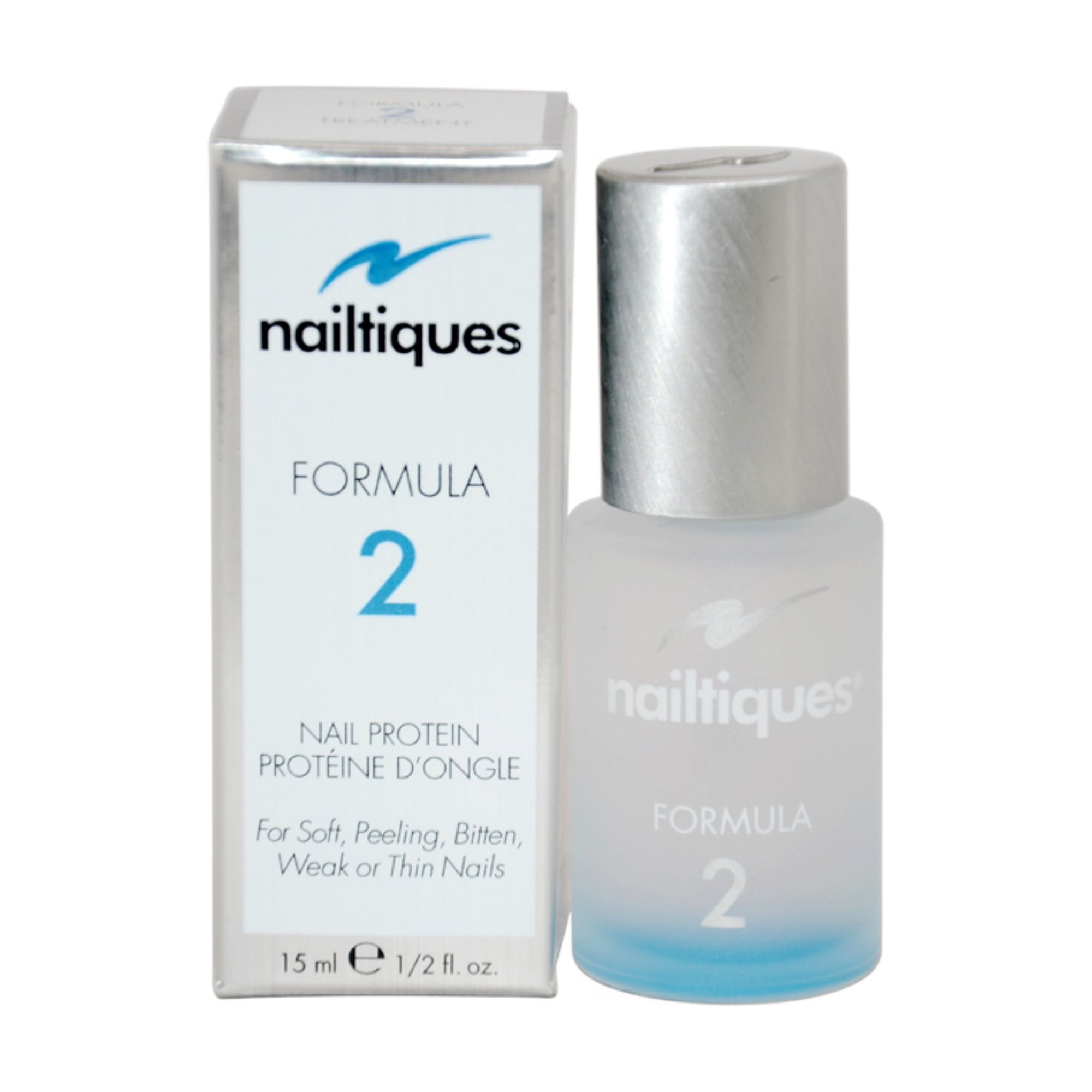 Nailtiques Nail Protein Formula 2 - Keratin Strengthening Treatment for ...
