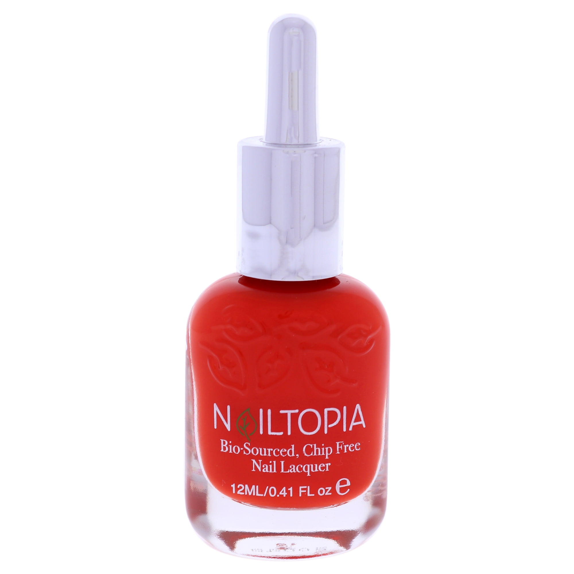 Nailtopia Bio-Sourced Chip Free Nail Lacquer - Red Hot Summa, 0.41 oz Nail Polish - Walmart.com
