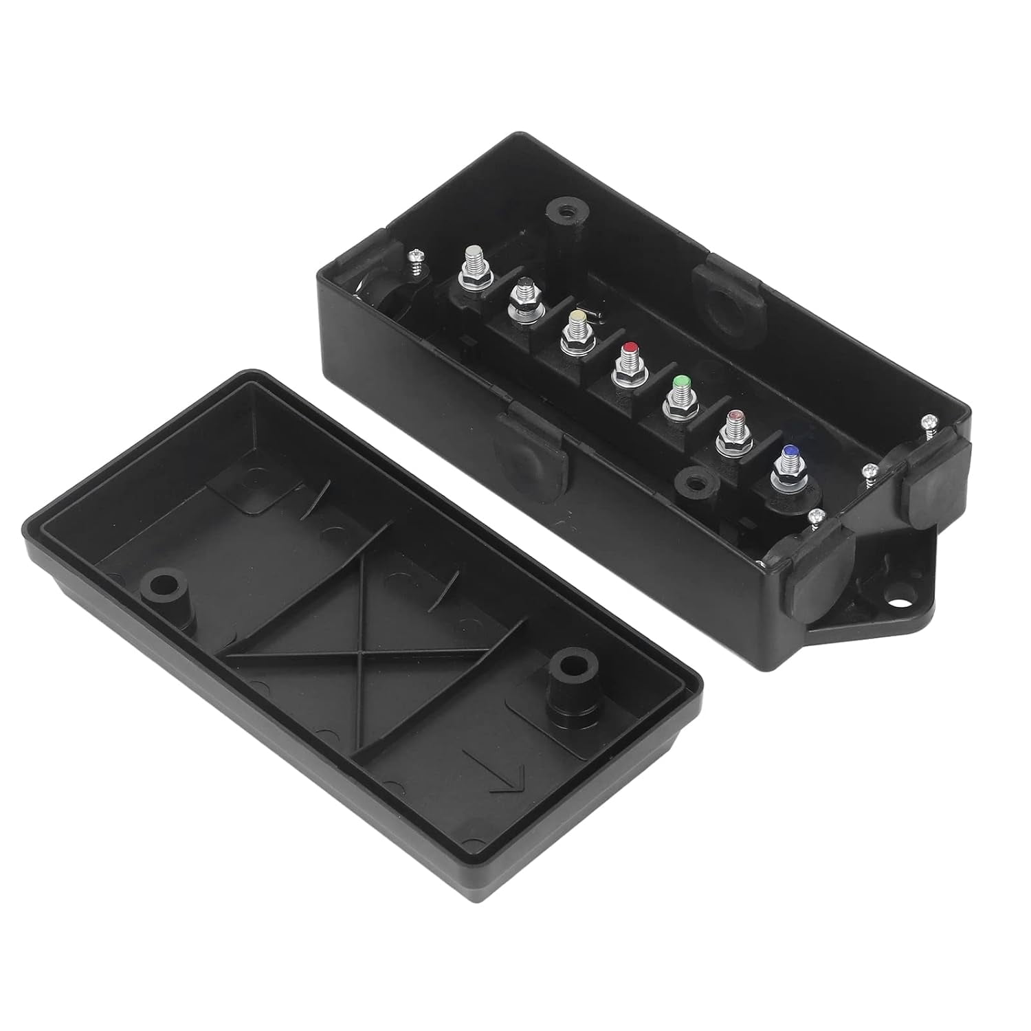 Naimatan 7 Way Waterproof Trailer Junction Box, Trailer Wiring Junction ...