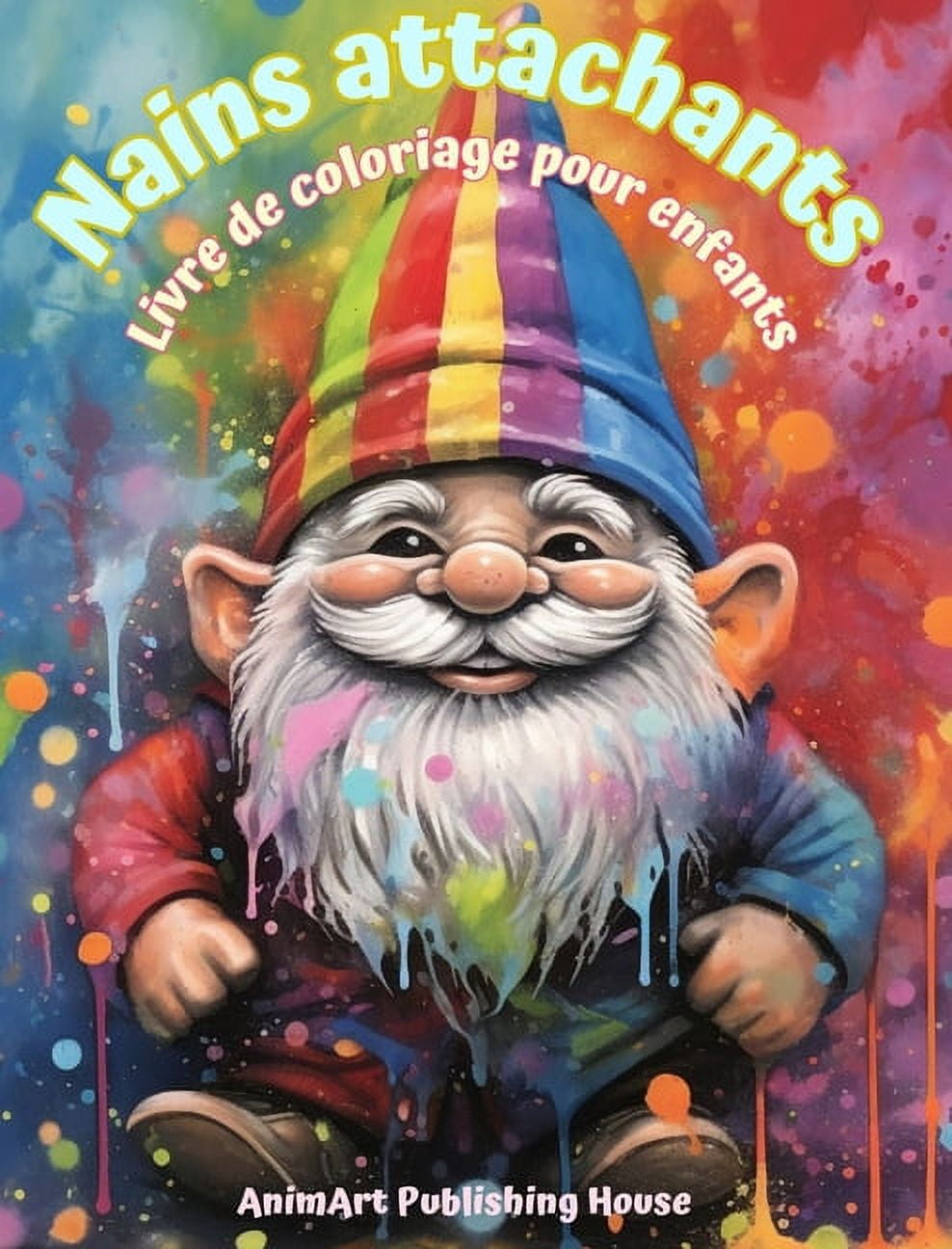 Nains attachants Livre de coloriage pour enfants Scènes amusantes et ...