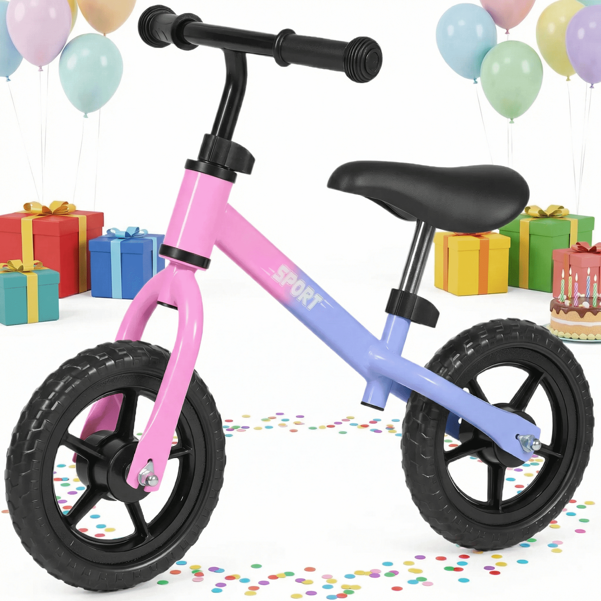 Naipo 10 Inch Balance Bike for Kids Up to 37-45 Inches Tall, No Pedal ...