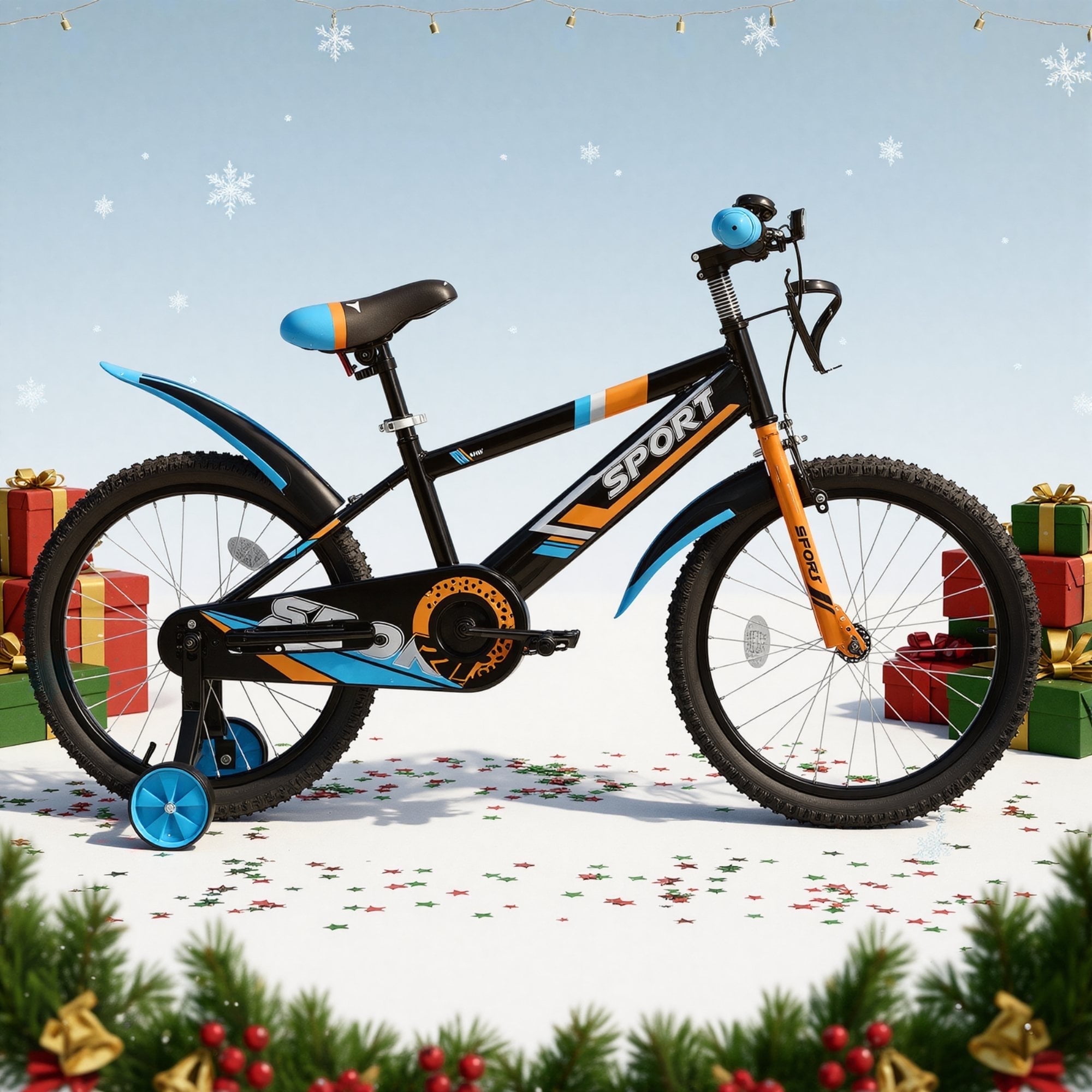 Naipo 20 Inch Kids Bike Boys and Girls with Full Chain Guard Bicycle ...