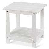 Naipo Adirondack Outdoor End Side Table Rectangular Weather Resistant ...