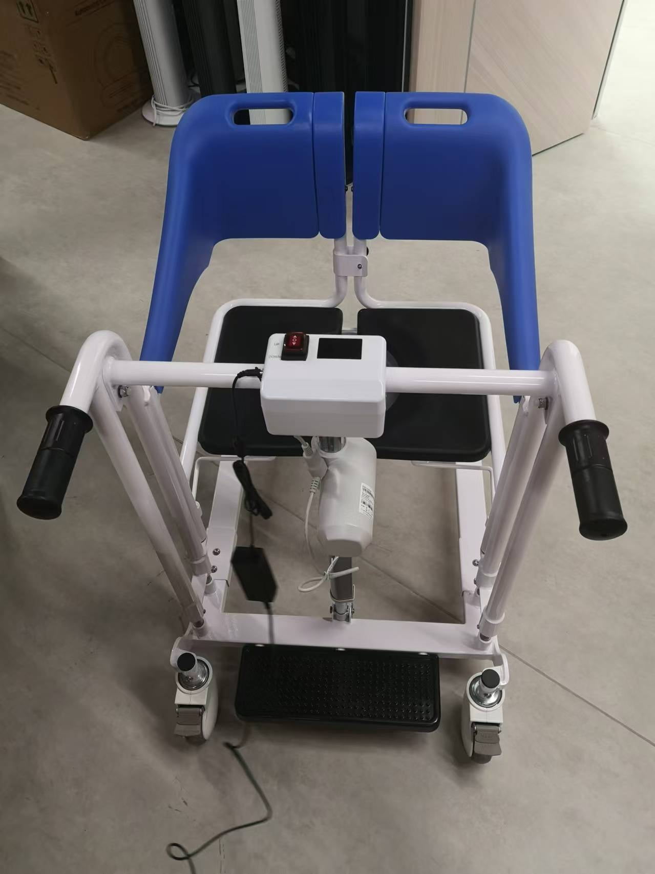 Naipo Electric Patient Lift Transfer Chair with Adjustable Height ...