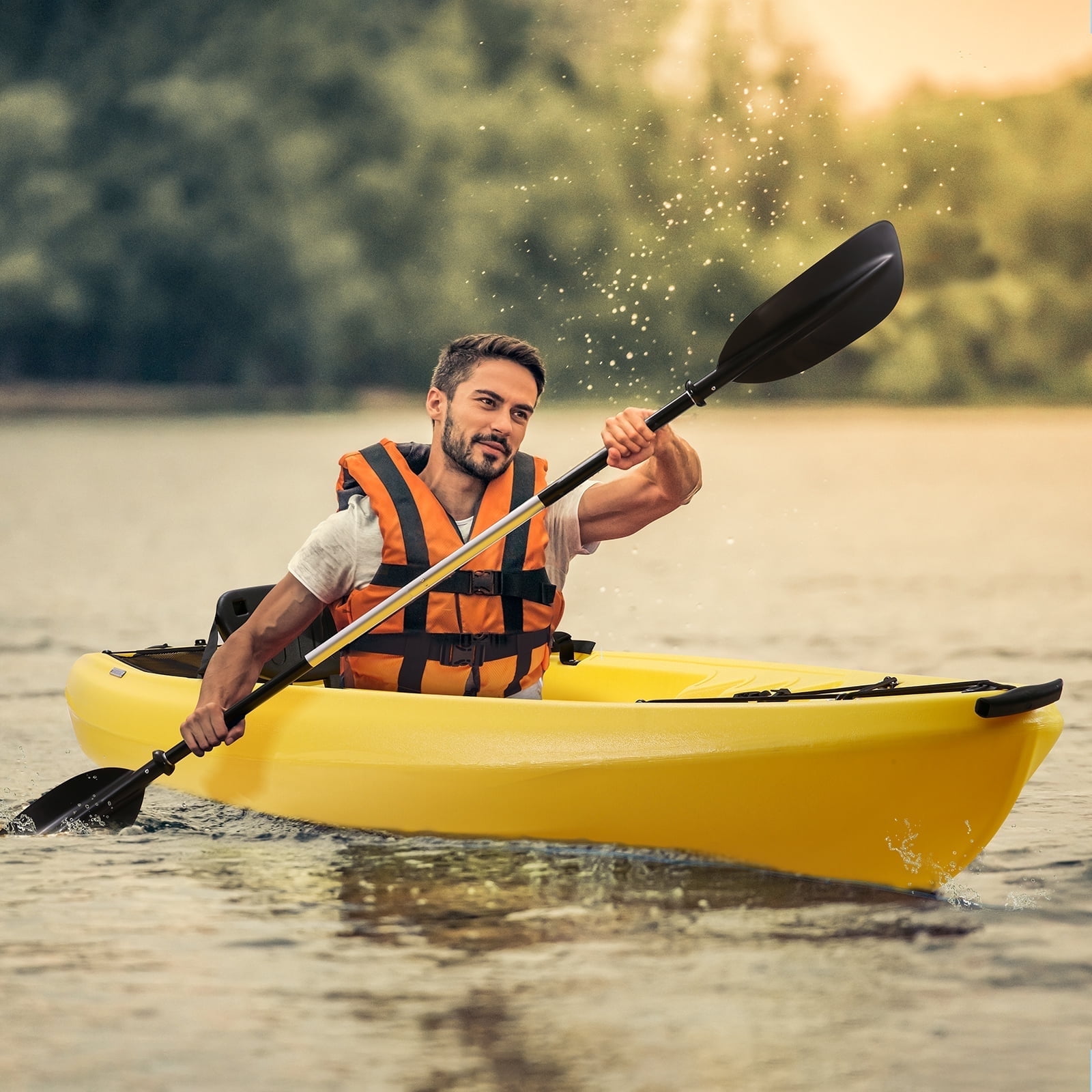 Naipo Kayak 8.5ft, Fishing Kayak for Adults, Open Cockpit with Storage ...