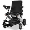 Naipo Lightweight Folding Electric Wheelchair, Portable Motorized ...