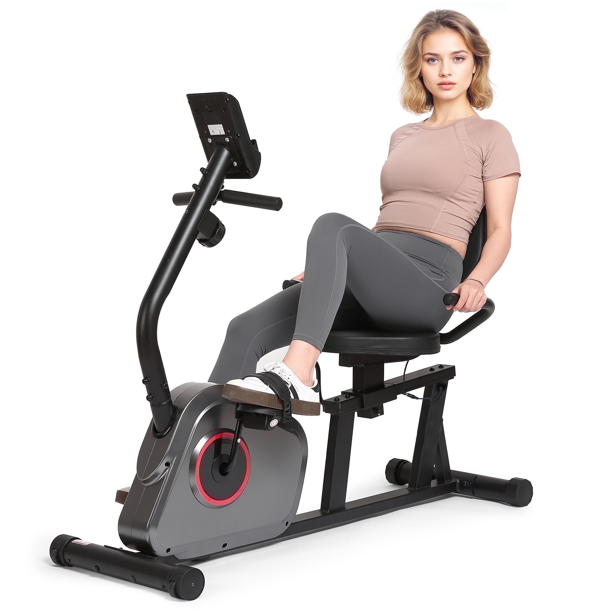 Naipo Recumbent Exercise Bike, Stationary Bike 300LBS Weight Capacity ...