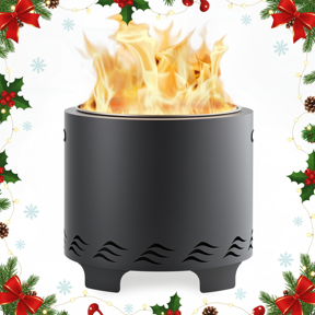 Solo Stove Yukon 2.0 with Stand, Smokeless Fire Pit | Portable Wood ...