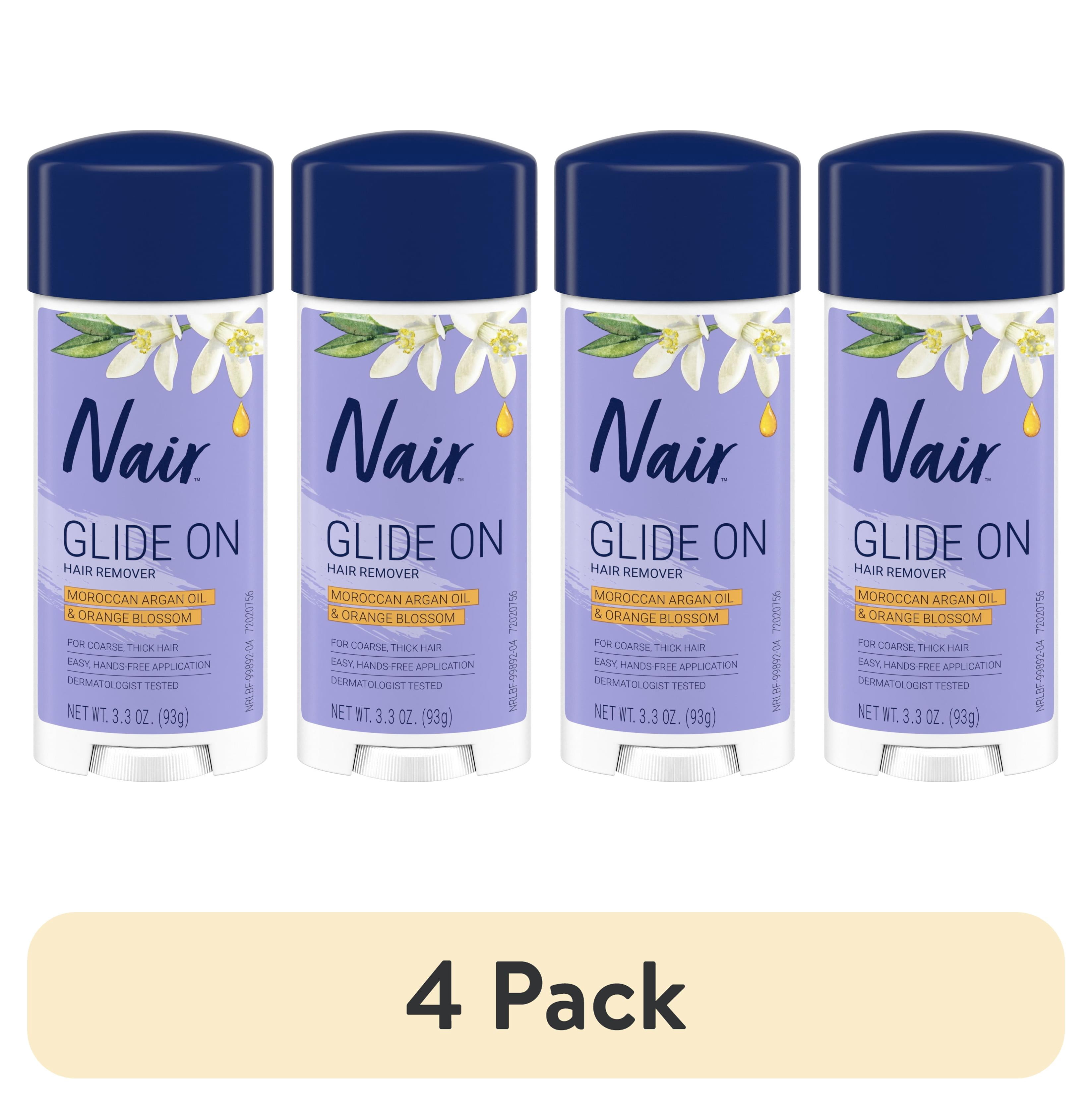 (1 pack) Nair Glide On Hair Removal Cream, Arm, Leg, and Bikini Hair ...