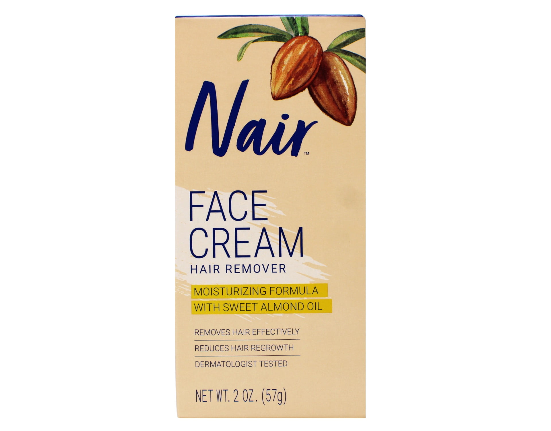 Nair Hair Removal Cream For Face With Special Moisturizers, 2-Ounce ...