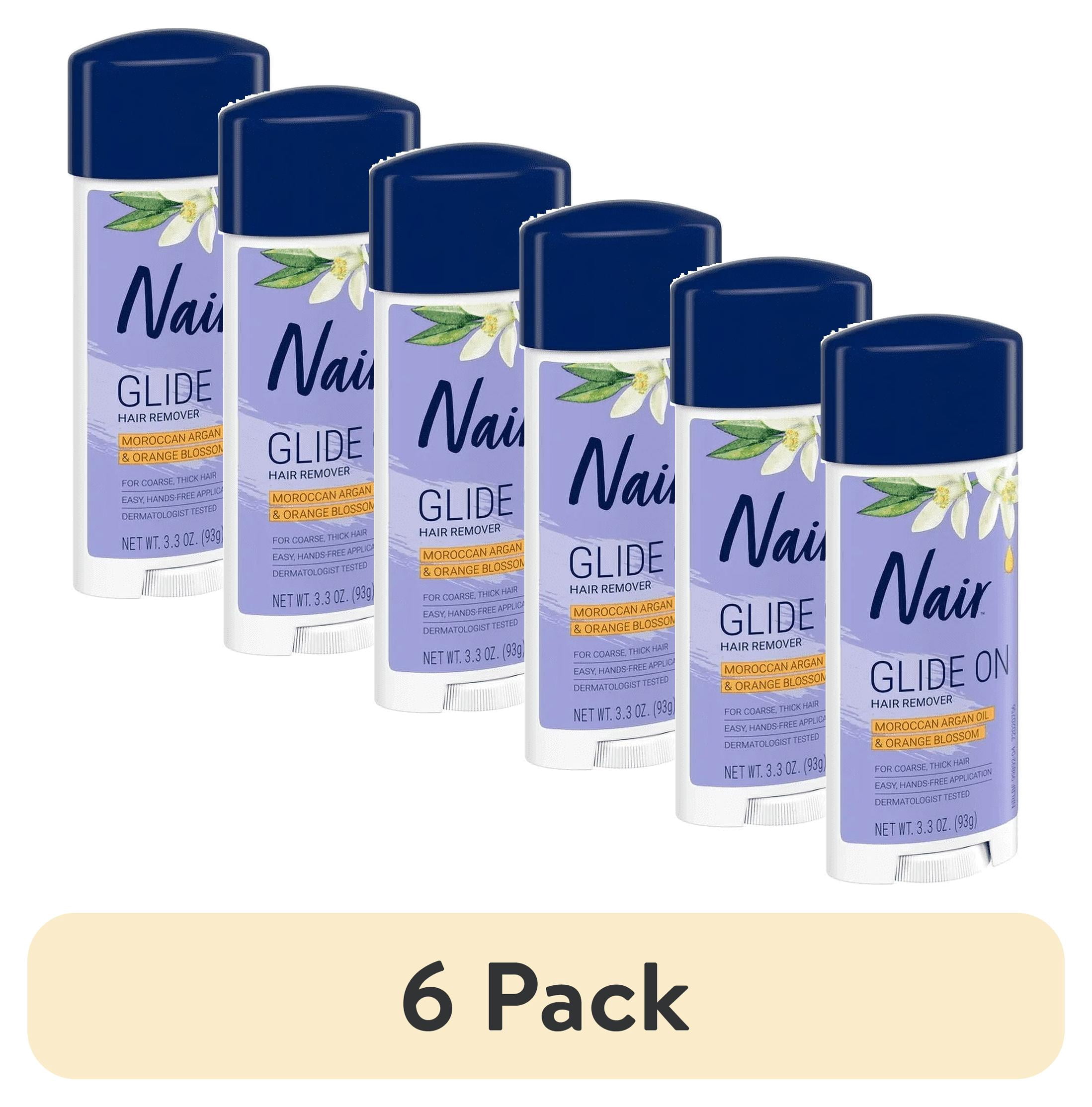 (1 pack) Nair Hair Remover Glides Away Hair Removal Cream 3.3 oz ...
