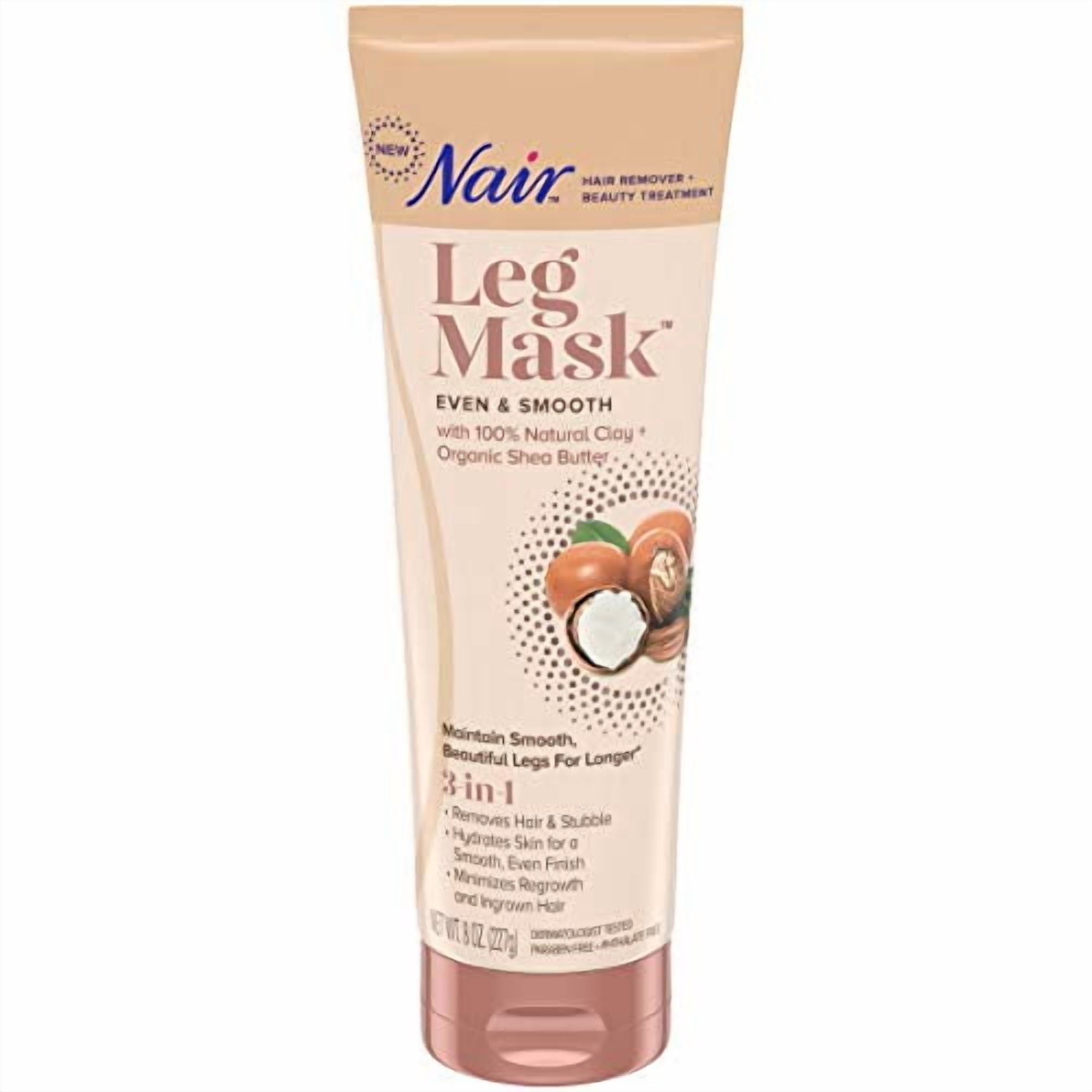 Nair Hair Remover Leg Mask 8oz - Shea Butter - Walmart.com