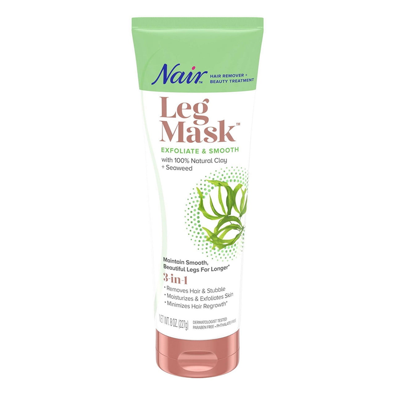 Nair Hair Remover Leg Mask With Clay And Seaweed, 8 Oz - Walmart.com