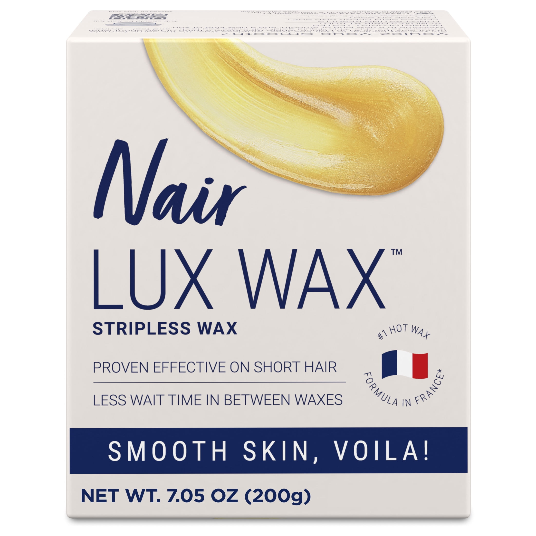 Nair Lux Wax Hot Waxing Kit at Home for Women, 7.05 Oz, Stripless ...