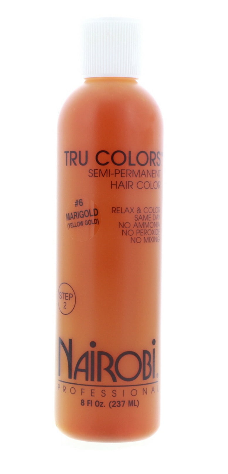 Nairobi Tru Colors Semi-Permanent Hair Color No.6 Marigold, 8 oz ...