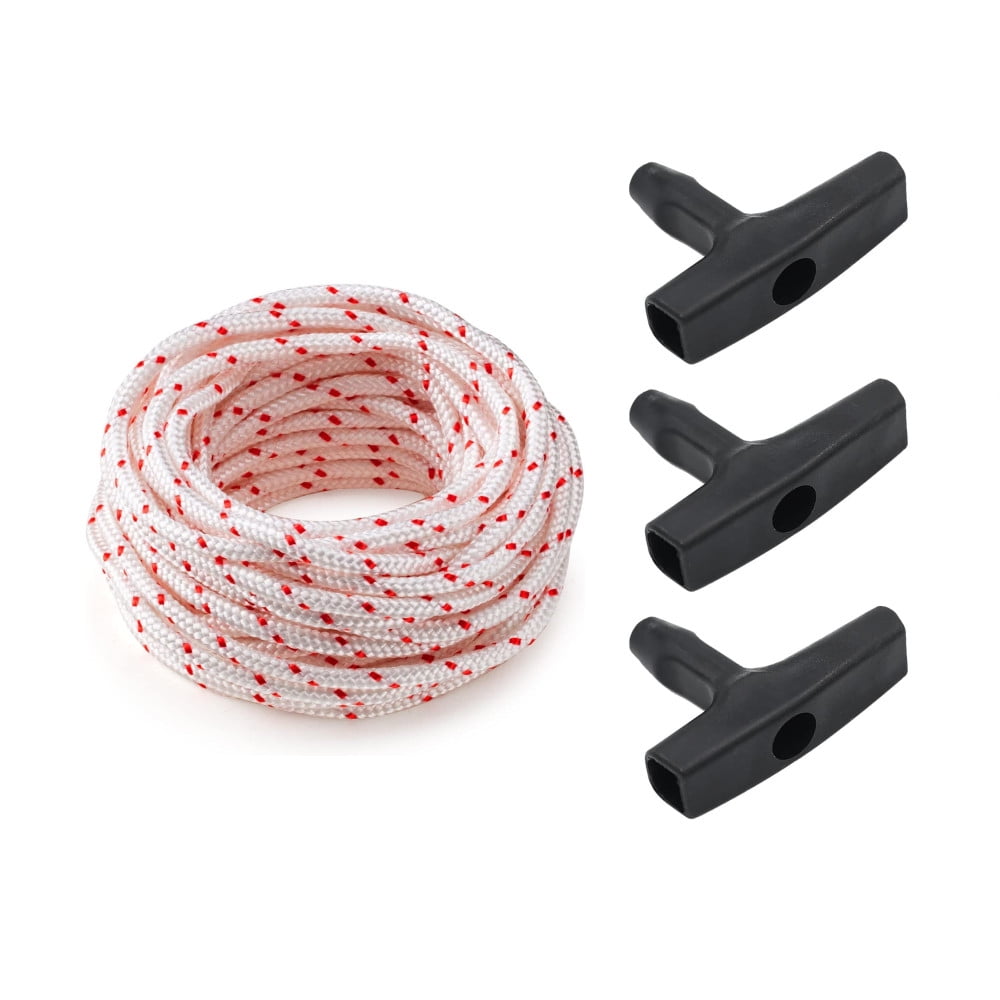 Naisfei 3 Pieces Starter Handle with Recoil Starter Rope 10-Meter, 3 ...
