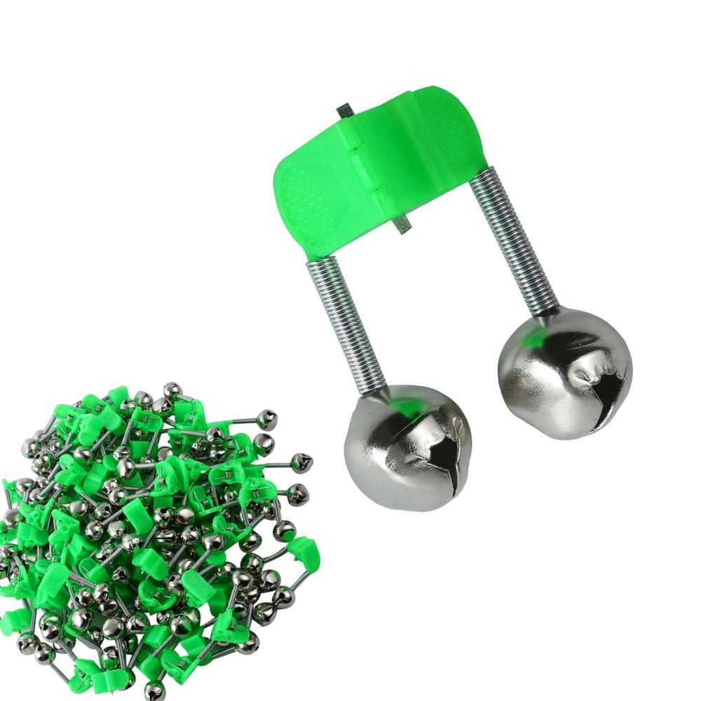 Naisfei 46 Pcs Fishing Rod Extra Loud Alarm Dual Alert Bell, Fishing ...