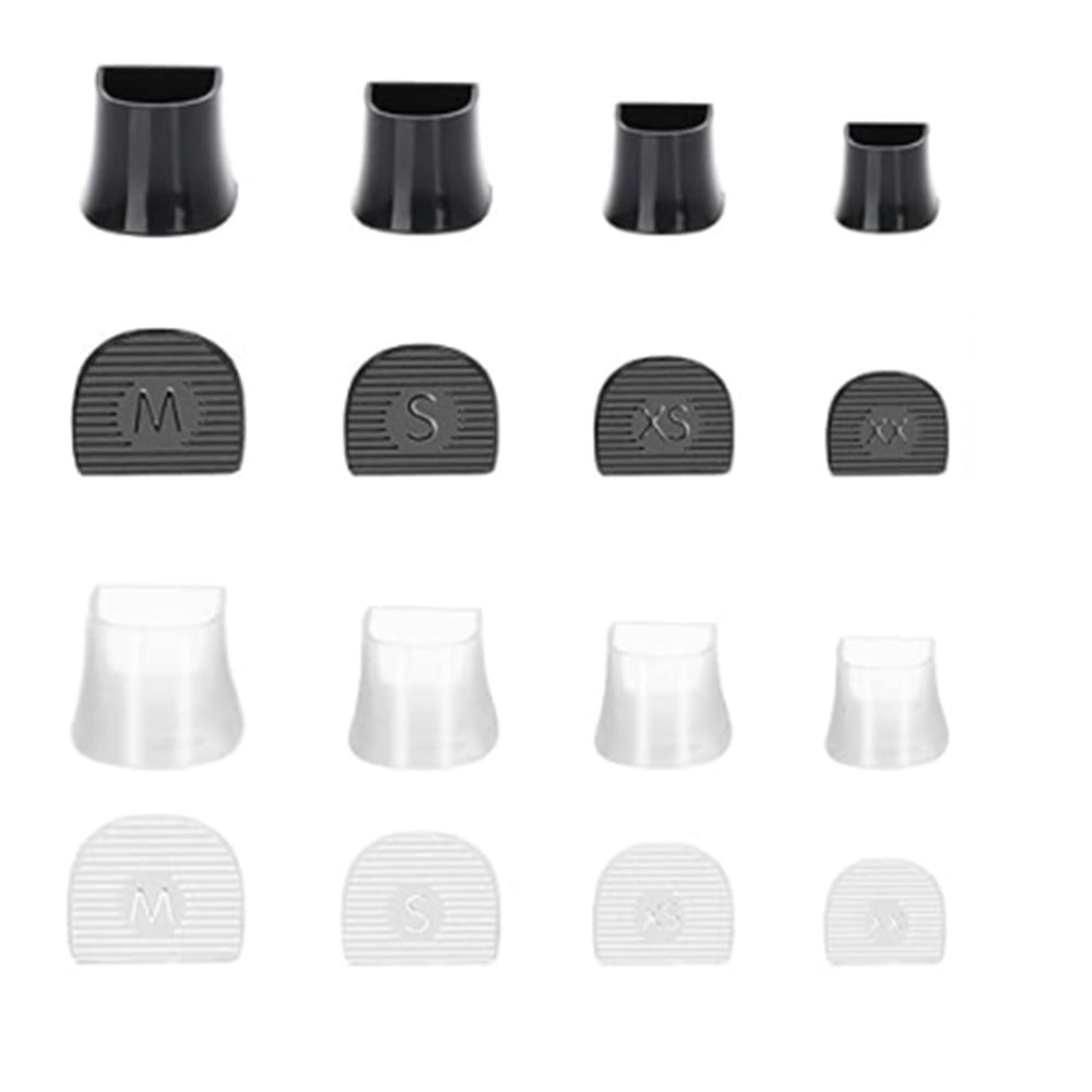 Naisfei 8 Pairs of High Heel Protectors, 4 Sizes High Heel Caps Black ...