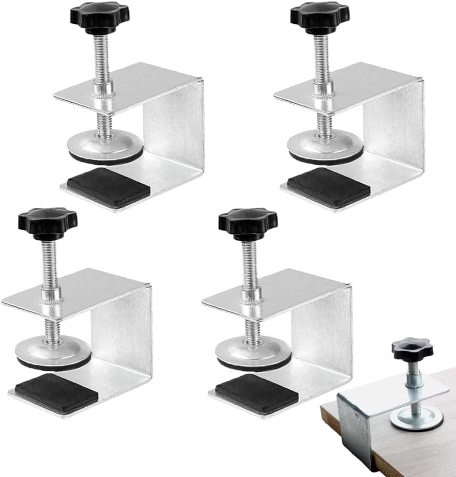 Naisfei Drawer Fixing Clip 4 Pcs, C-Clamp, Stainless Steel Stable ...