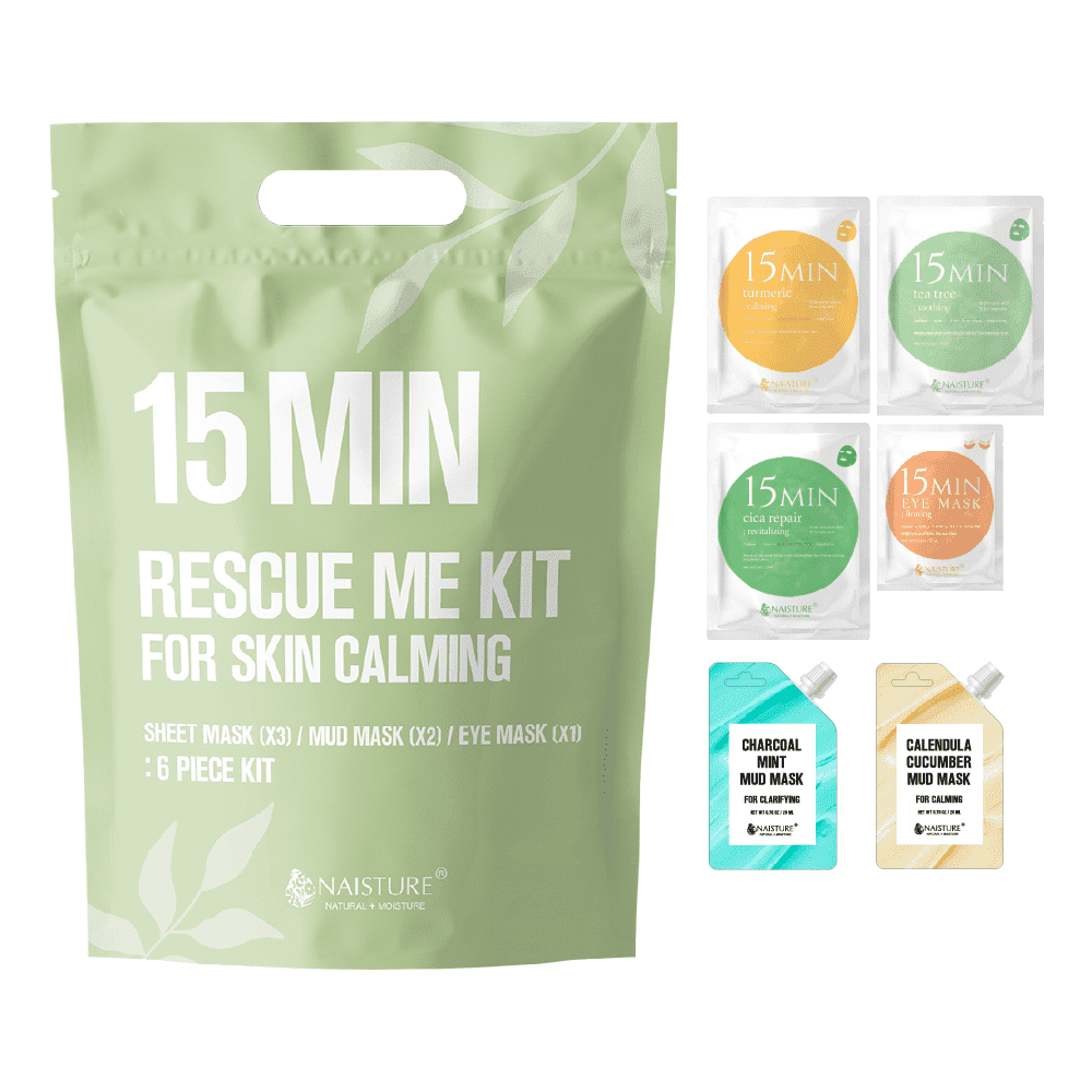 Naisture 15 MIN RESCUE ME KIT for SKIN CARE & BEAUTY - Cica, Turmeric ...