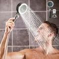 Naittoop Clearance 2024 5 Mode High Pressure Handheld Shower Head Kit