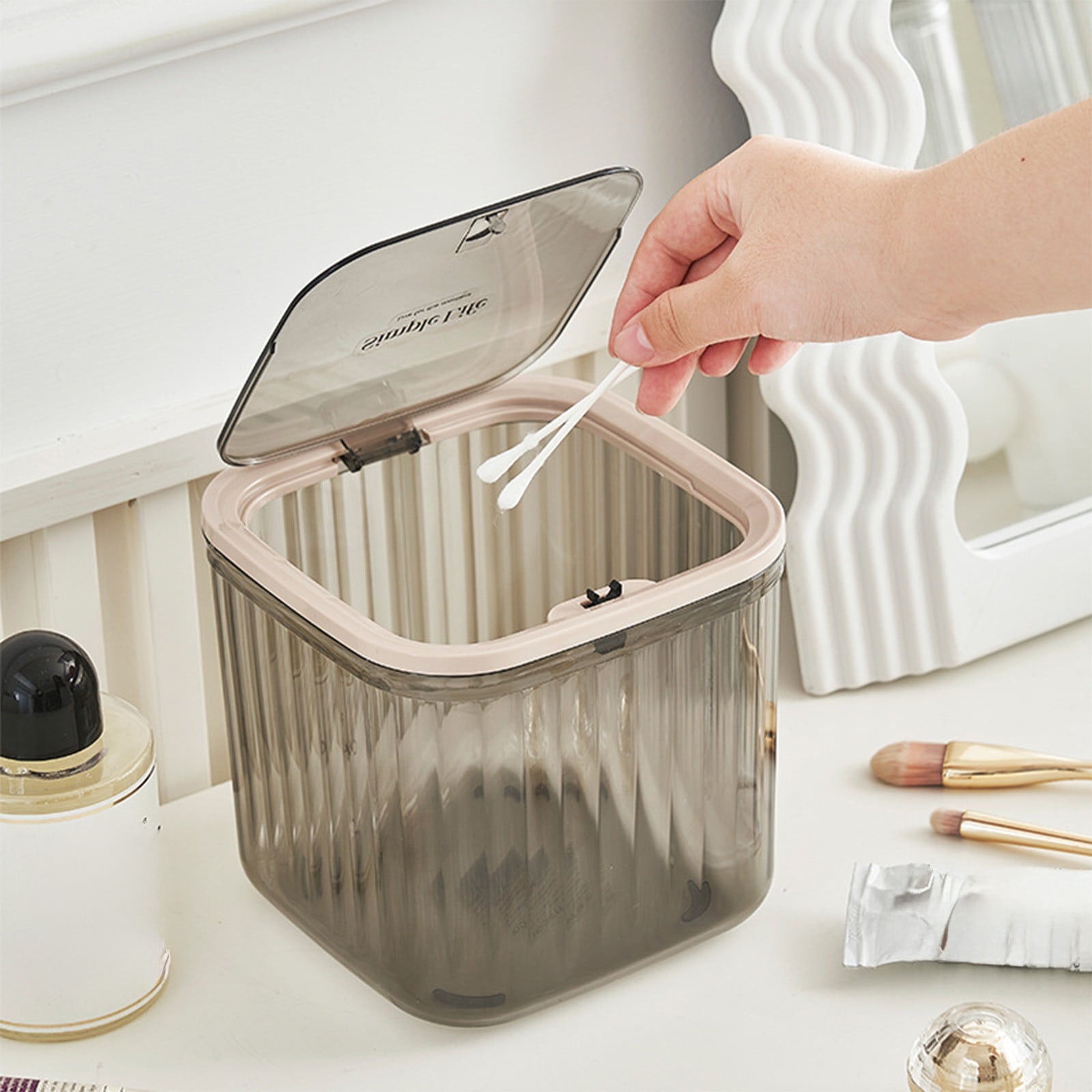 Naittoop Clearance 2024! Household Wastebasket Quality Plastic ... Naittoop Clearance 2024! Household Wastebasket Quality Plastic ...