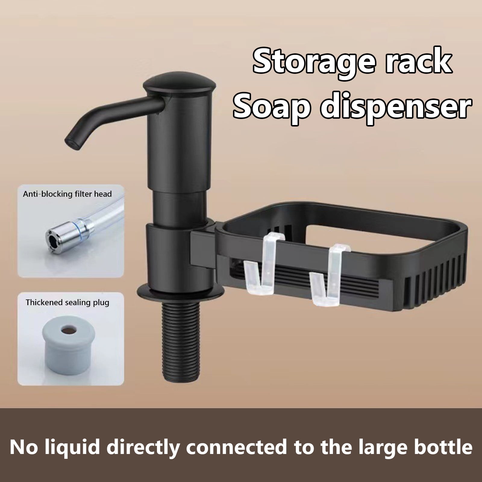 Naittoop Clearance 2024! Kitchen Sink Dishwashing Detergent Presser ...