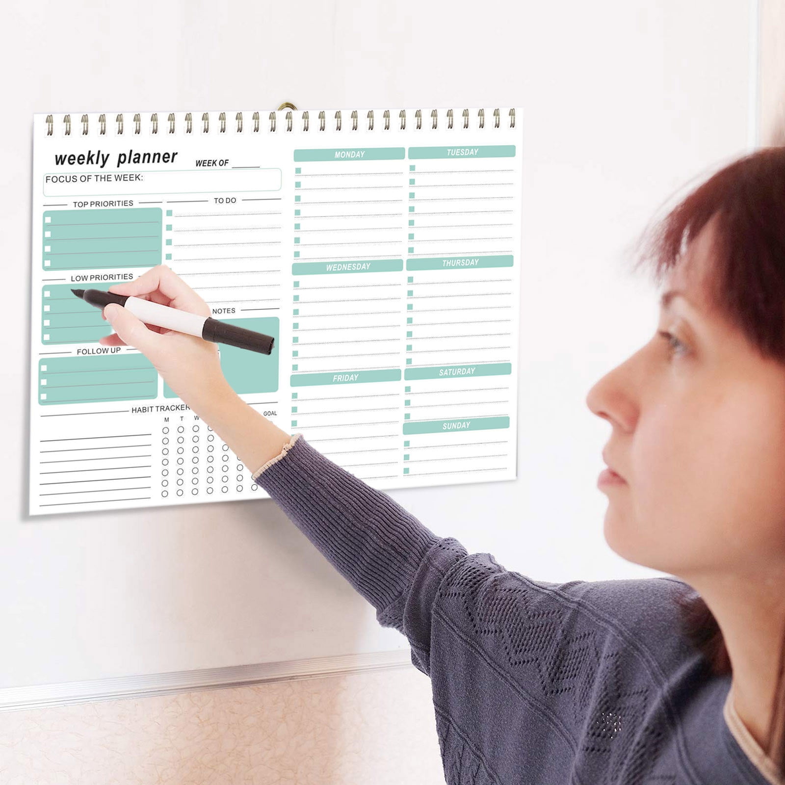 Naittoop Clearance 2024! To-Do List Notepad Meeting Notes Daily Planner ...