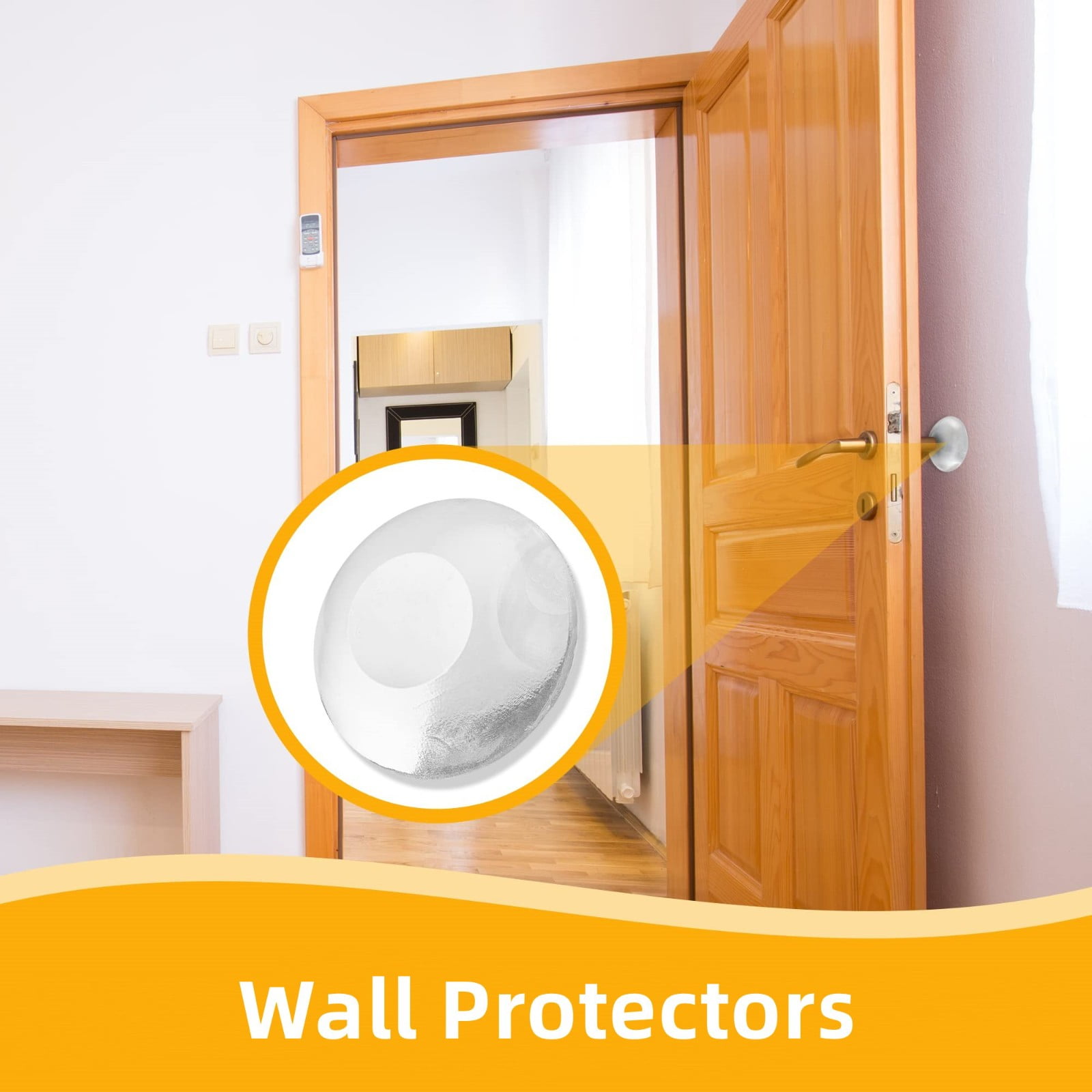 Naittoop Clearance 2024! Transparent Crash Cushion Refrigerator Door ...