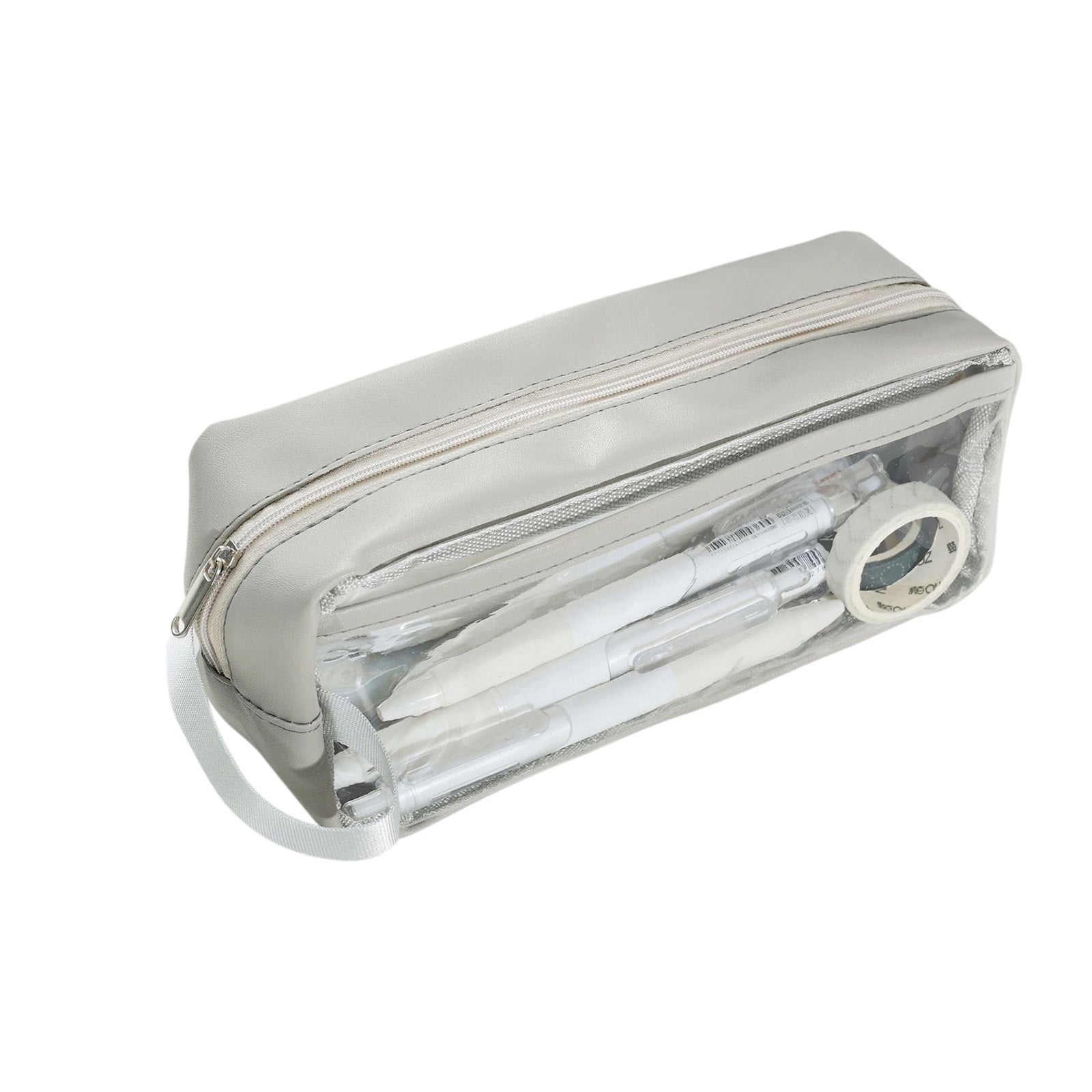 Naittoop Clearance 2024! Transparent Large Capacity Visible Pencil Case ...