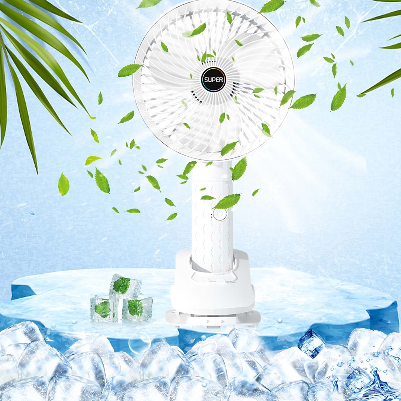 Naittoop Clearance Mini USB Portable Clip Fan Silent Clip Fan Ins Wall ...