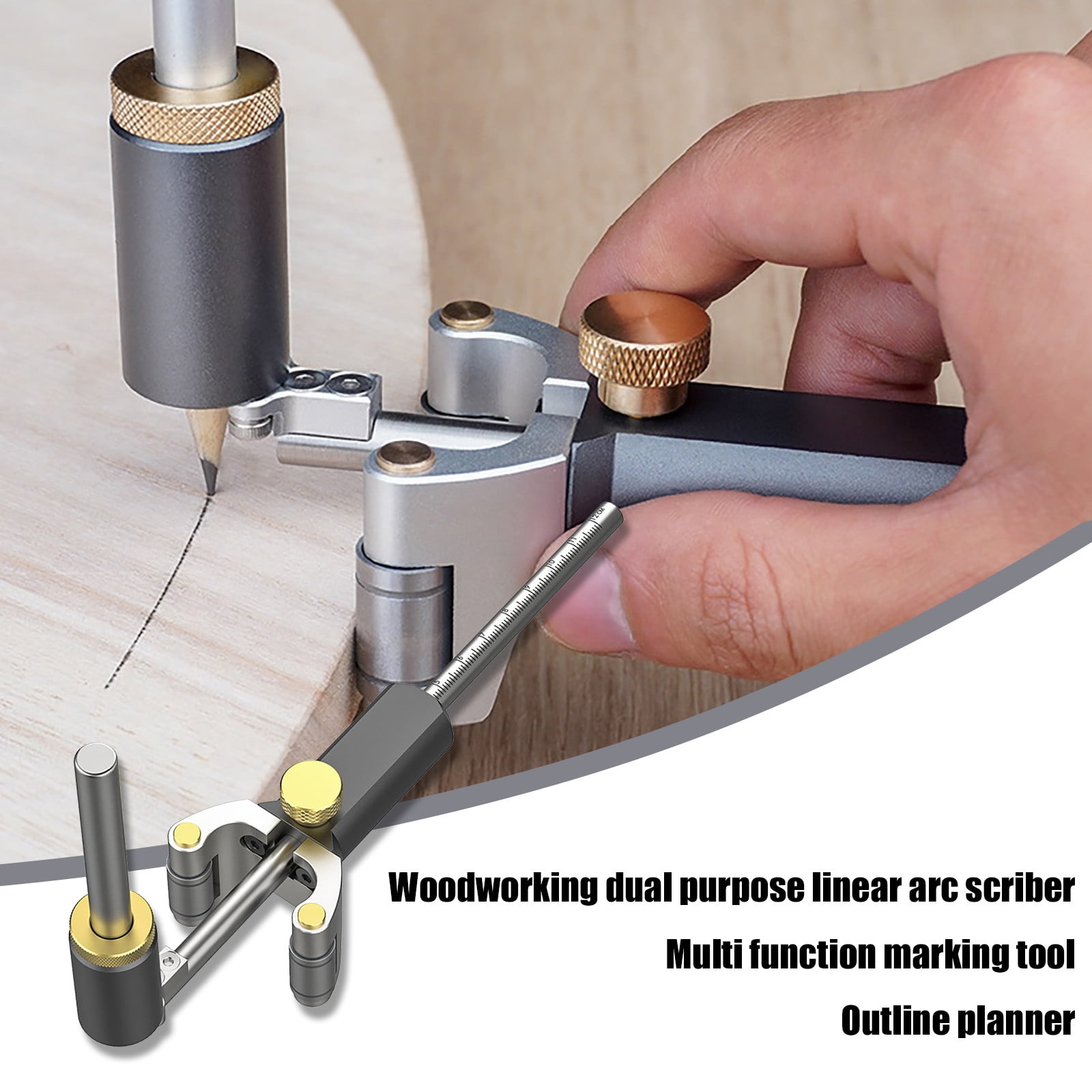Naittoop Clearance Multifunction Scriber Woodworking Purpose Scriber