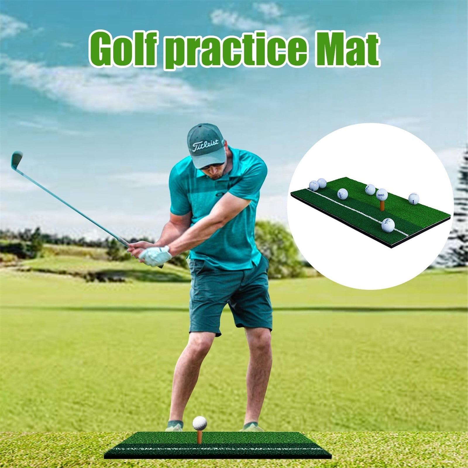 Naittoop Clearance Practice Mat Grass Mat Indoor Residential Practice ...