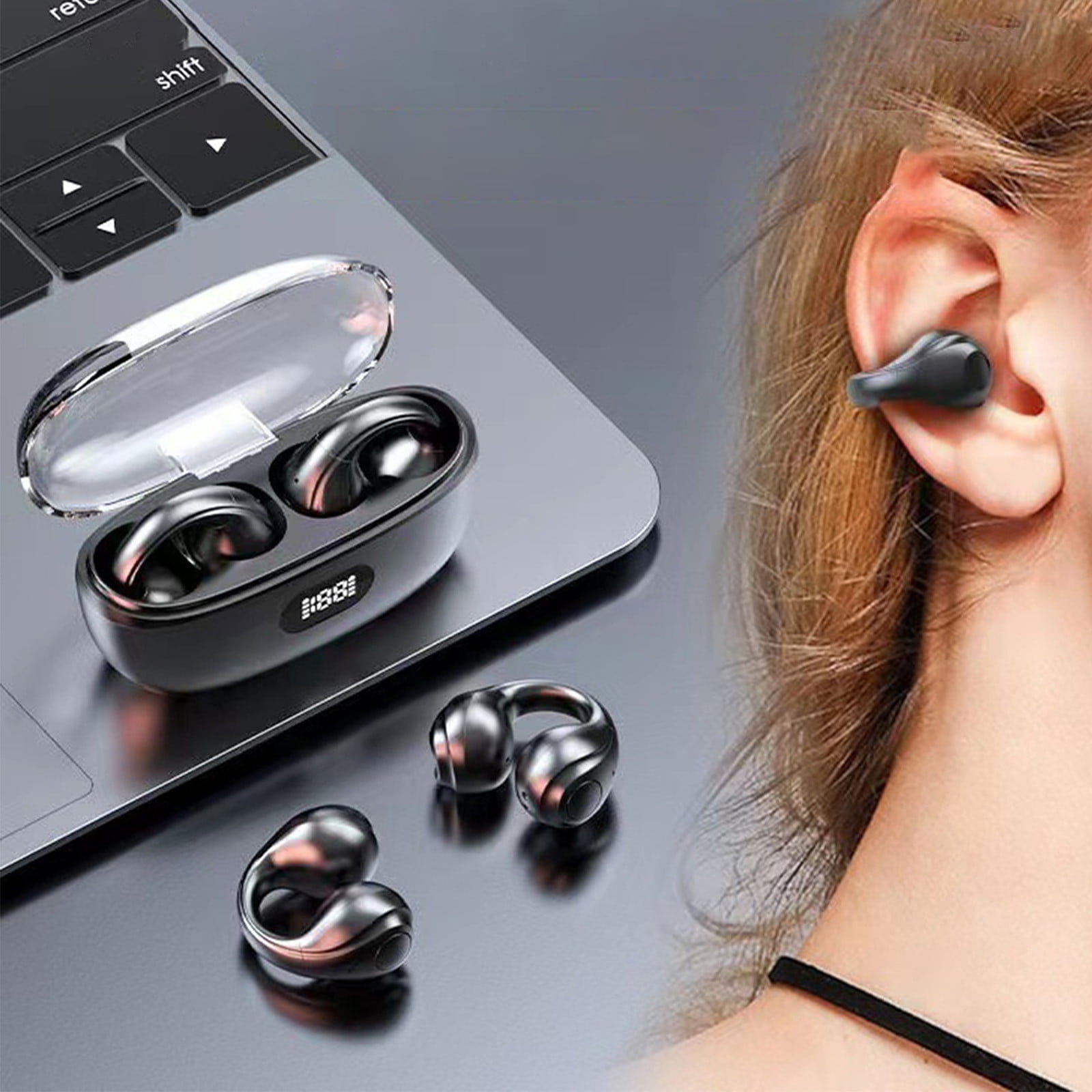 Naittoop, Wireless Earbuds, Earbuds Wireless Headset Bluetooth 5.3 ...