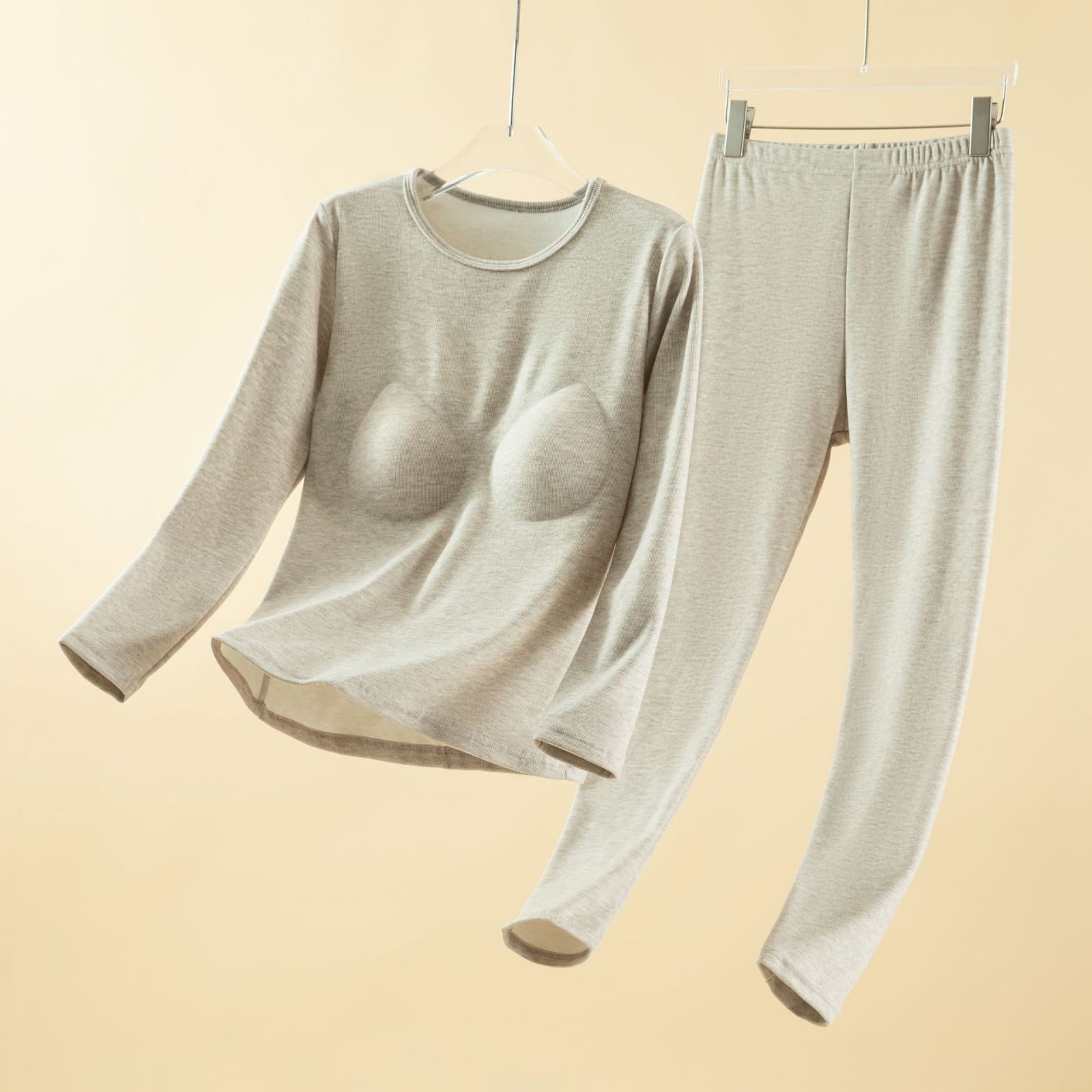 Naittoop Women Winter Thermal Underwear High Elastic Insulated Base ...