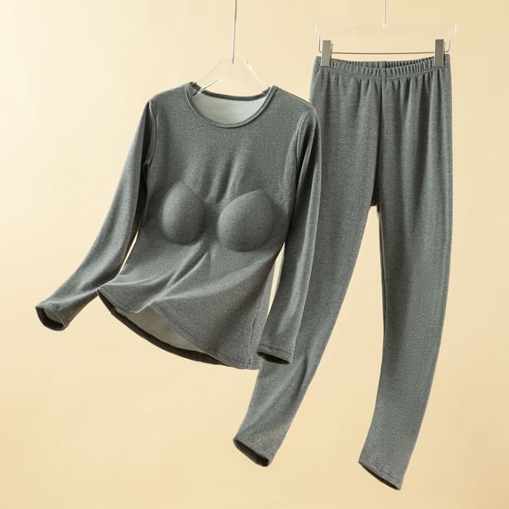 Naittoop Women Winter Thermal Underwear High Elastic Insulated Base ...