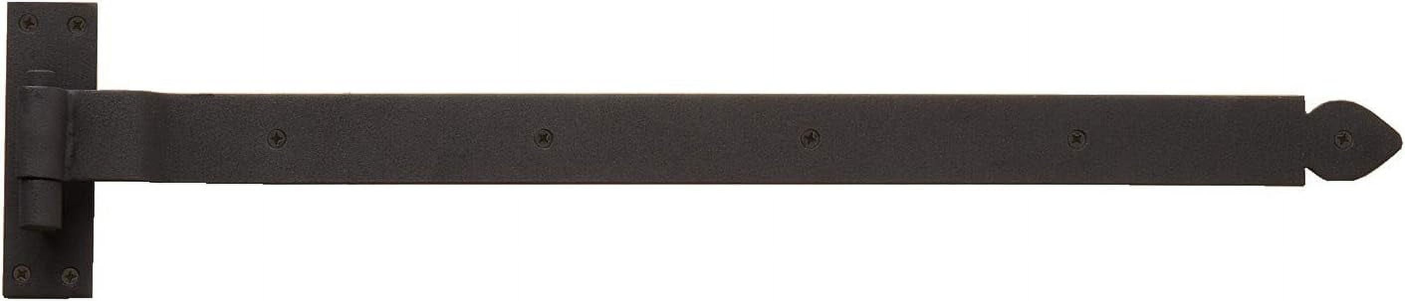 Naiture 30" Oversized Offset Iron Strap Hinge with Pintle in Black ...